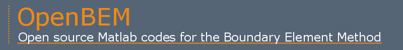 Openbem Open Source Matlab Code For The Boundary Element Method